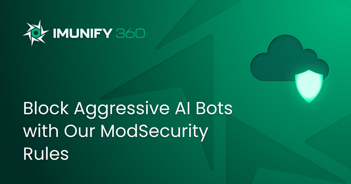Block Aggressive AI Bots with Our ModSecurity Rules
