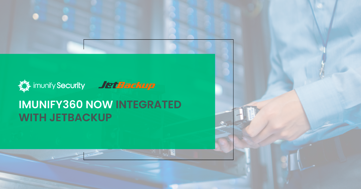 Imunify360 Now Integrated With JetBackup