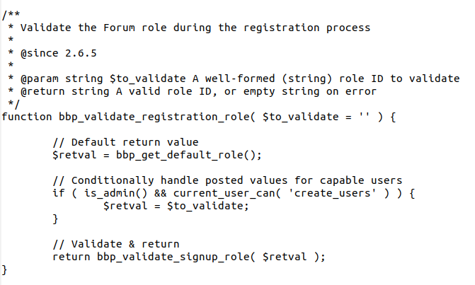 Fixing A Vulnerability In bbPress Plugin For WordPress